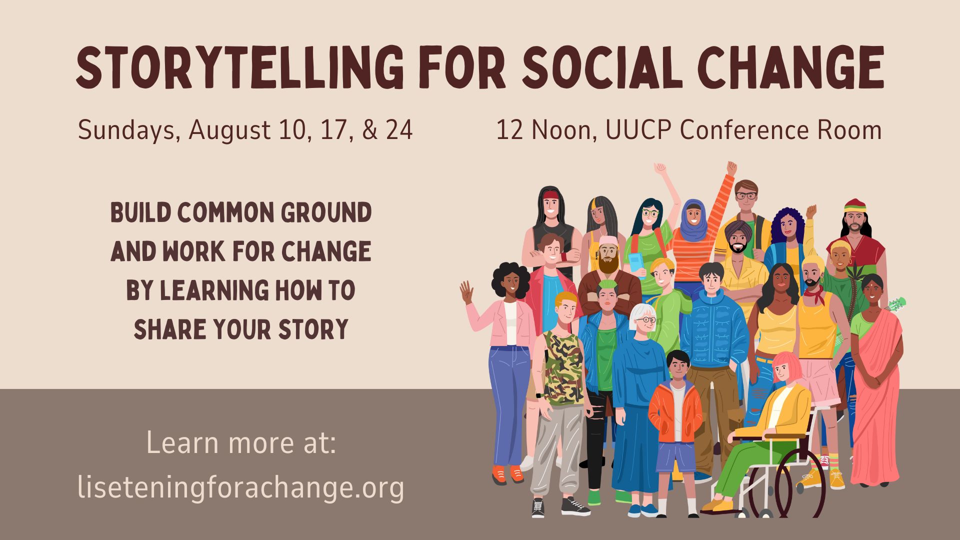 Storytelling for Social Change - Universalist Unitarian Church of Peoria